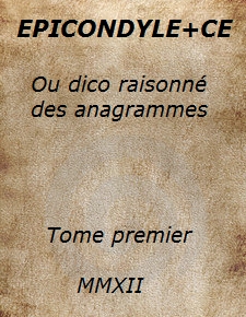 Encyclopédie d'anagrammes