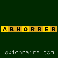 Conjuguer ABHORRER