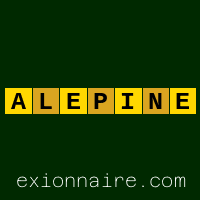 Définition ALÉPINE
