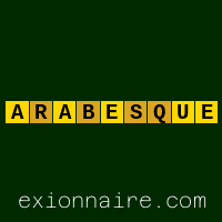 Définition ARABESQUE