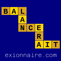 BALANCERAIT – Scrabble