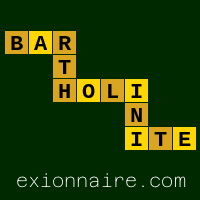 Définition BARTHOLINITE