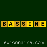 Définition BASSINE