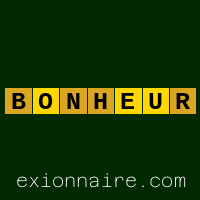 Définition BONHEUR