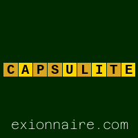 Définition CAPSULITE