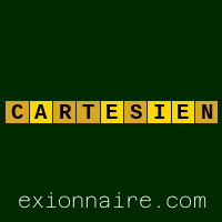 Définition CARTÉSIEN