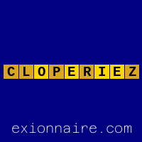 CLOPERIEZ – Scrabble