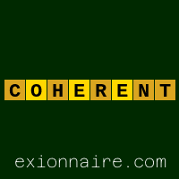 Définition COHÉRENT