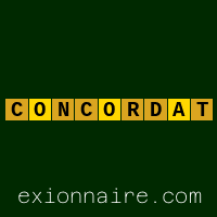 Définition CONCORDAT