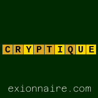 Définition CRYPTIQUE