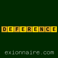 Définition DÉFÉRENCE