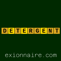 Définition DÉTERGENT