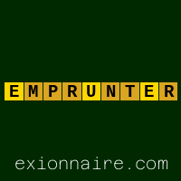 Conjuguer EMPRUNTER
