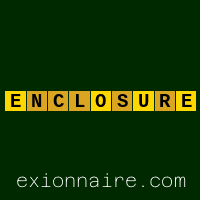 Définition ENCLOSURE