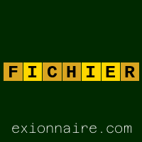 Définition FICHIER