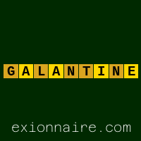 Définition GALANTINE