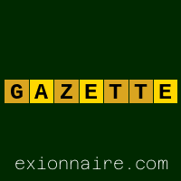 Définition GAZETTE