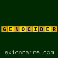 Conjuguer GÉNOCIDER