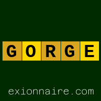 Définition GORGE