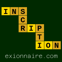 Définition INSCRIPTION