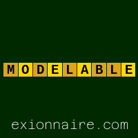 Définition MODELABLE