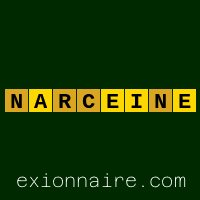 Définition NARCÉINE