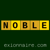 Définition NOBLE