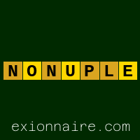 Définition NONUPLE