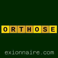 Définition ORTHOSE