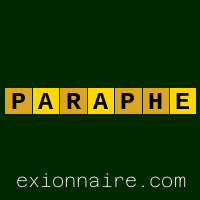 Définition PARAPHE