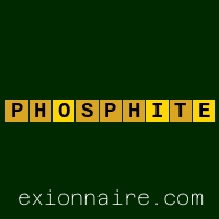 Définition PHOSPHITE
