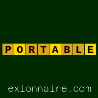 Définition PORTABLE