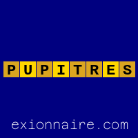 Pupitres Scrabble