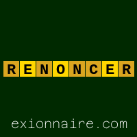 Conjuguer RENONCER