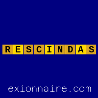 RESCINDAS – Scrabble
