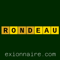 Définition RONDEAU