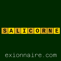 Définition SALICORNE