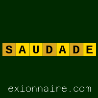 Définition SAUDADE