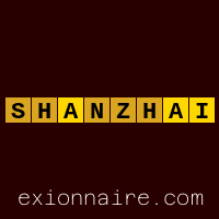 SHANZHAI - dictionnaire