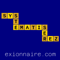 SYSTEMATISEREZ – Scrabble