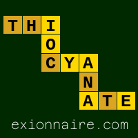 Définition THIOCYANATE